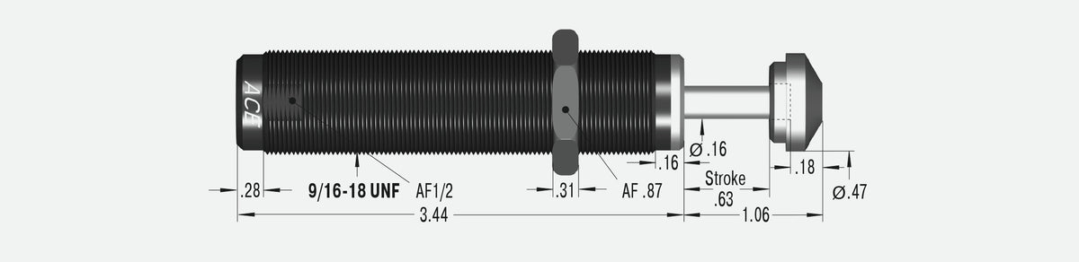 ACE Controls SC190-1 Miniature Shock Absorbers 194-0002 – Freer Tool ...