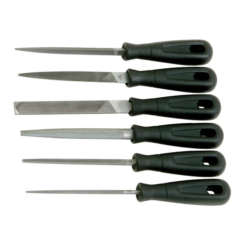 Bahco KL3014760432 6 Pieces 4" Smooth Engineering File Set - Plas ...