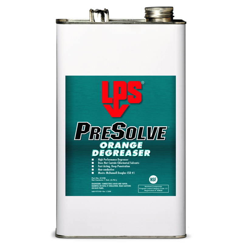 LPS LJ6001428 Presolve Orange Degreaser - 1 Gallon – Freer Tool and Supply