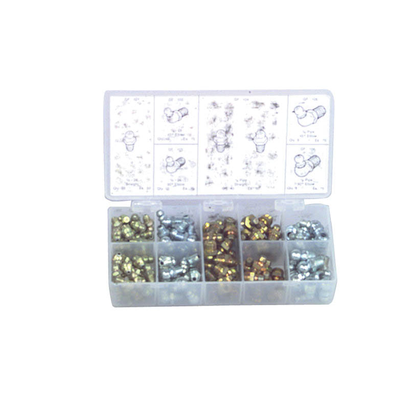 Generic USA KL55GF100S 385 Pieces Grease Fitting Assortment – Freer ...