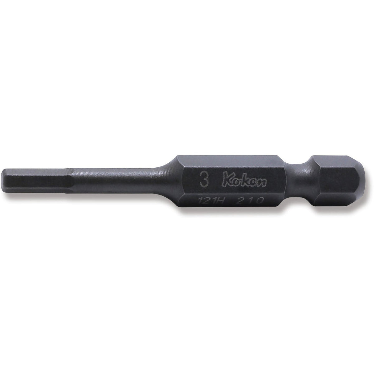 Ko-ken 121H.50-3 1/4 Hex Dr. Bit 3mm Hex Length 50mm – Freer Tool and ...