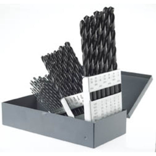 Morse Cutting Tools MT1218184 29 Pc. HSS Black Oxide Range 1/16-1/2 x ...