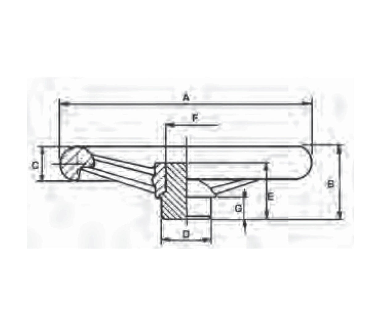 JERGENS HANDWHEEL, 3.94 THREE SPOKED - 22631 – Freer Tool and Supply