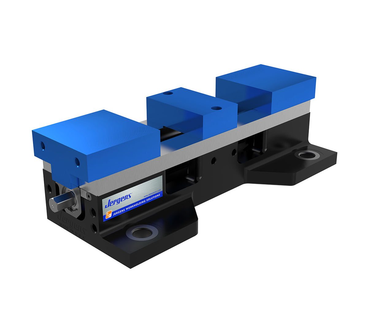 JERGENS PROD VISE, 4IN, NARROW BASE, W/MACHINABLE SOFT JAWS - 49401 ...